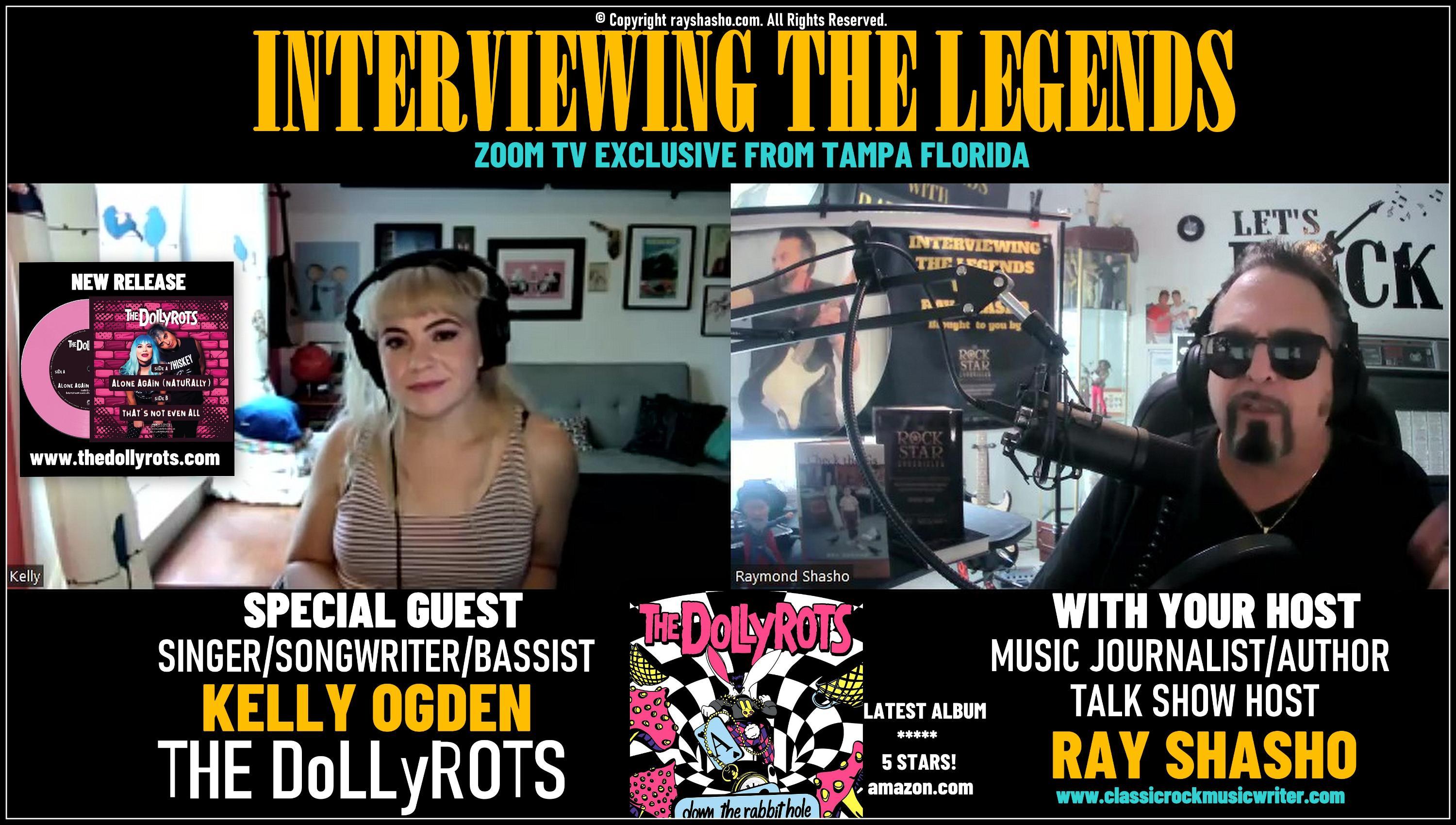 Kelly Ogden: The Dollyrots Lead Singer, Songwriter and Bassist ...