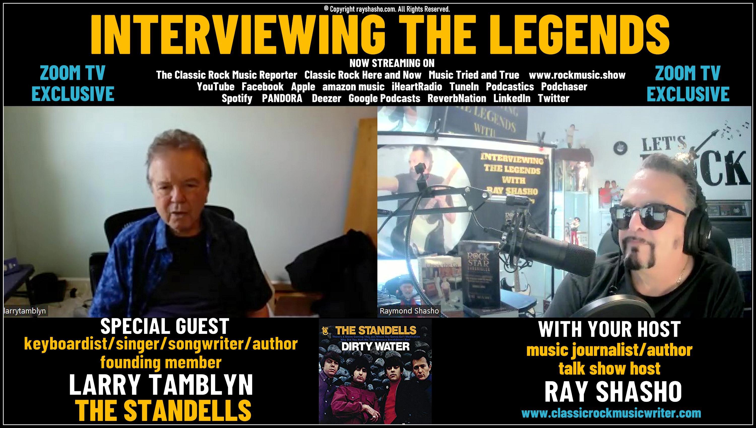 Larry Tamblyn Founder of The Standells talks about the origin of "Dirty ...