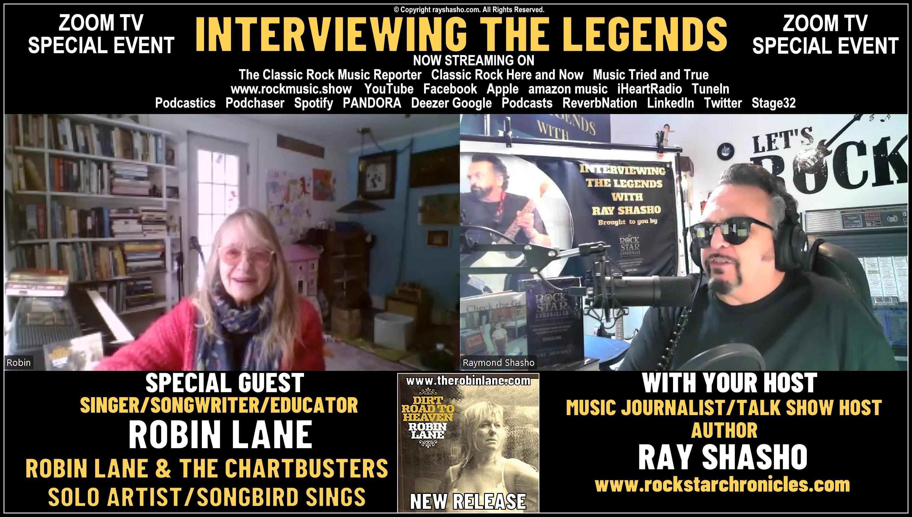 Robin Lane formerly of Robin Lane and the Chartbusters Releases New ...