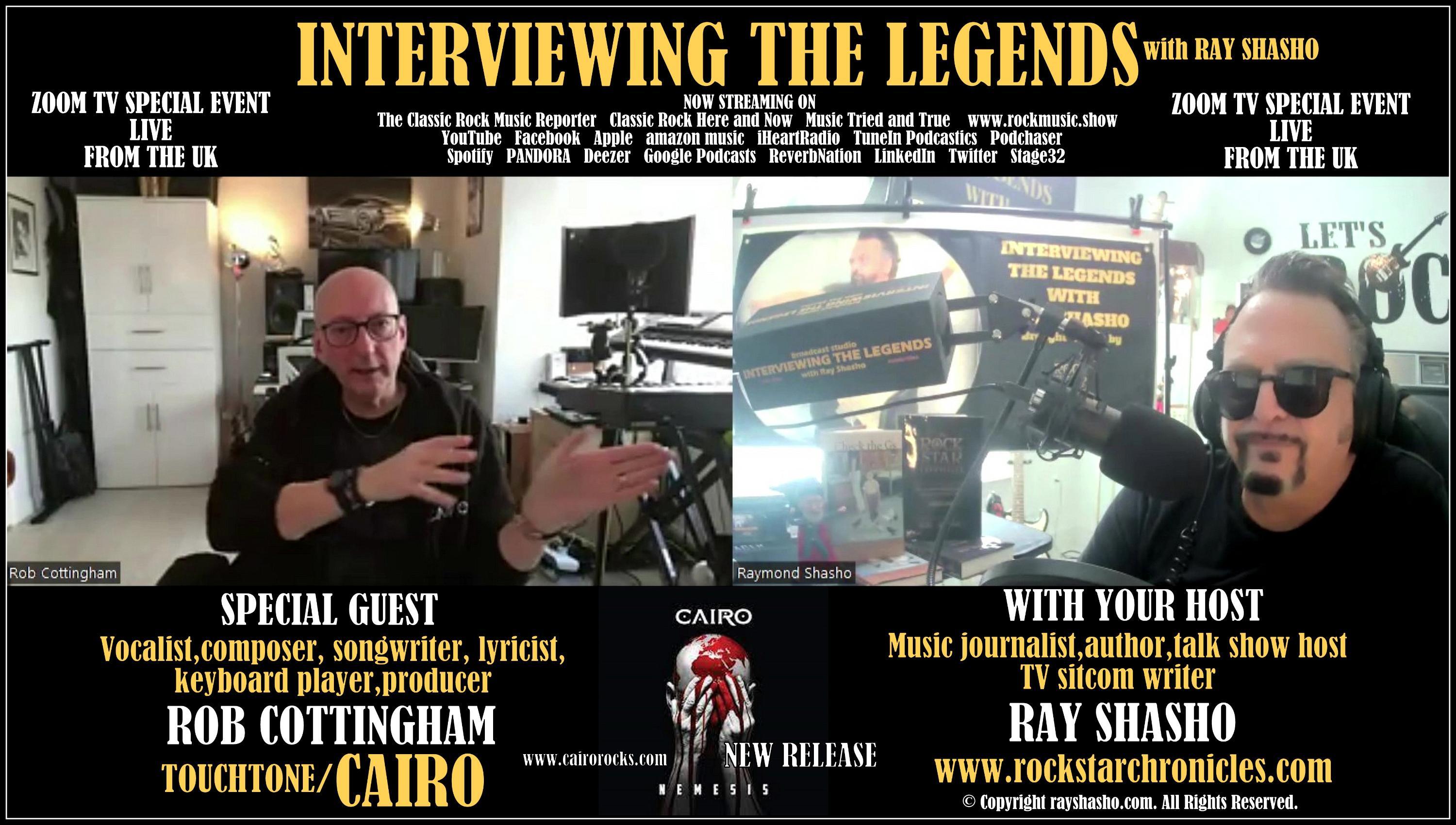 Rob Cottingham Prog Rock Mastermind Behind 'CAIRO' Exclusive Interview ...