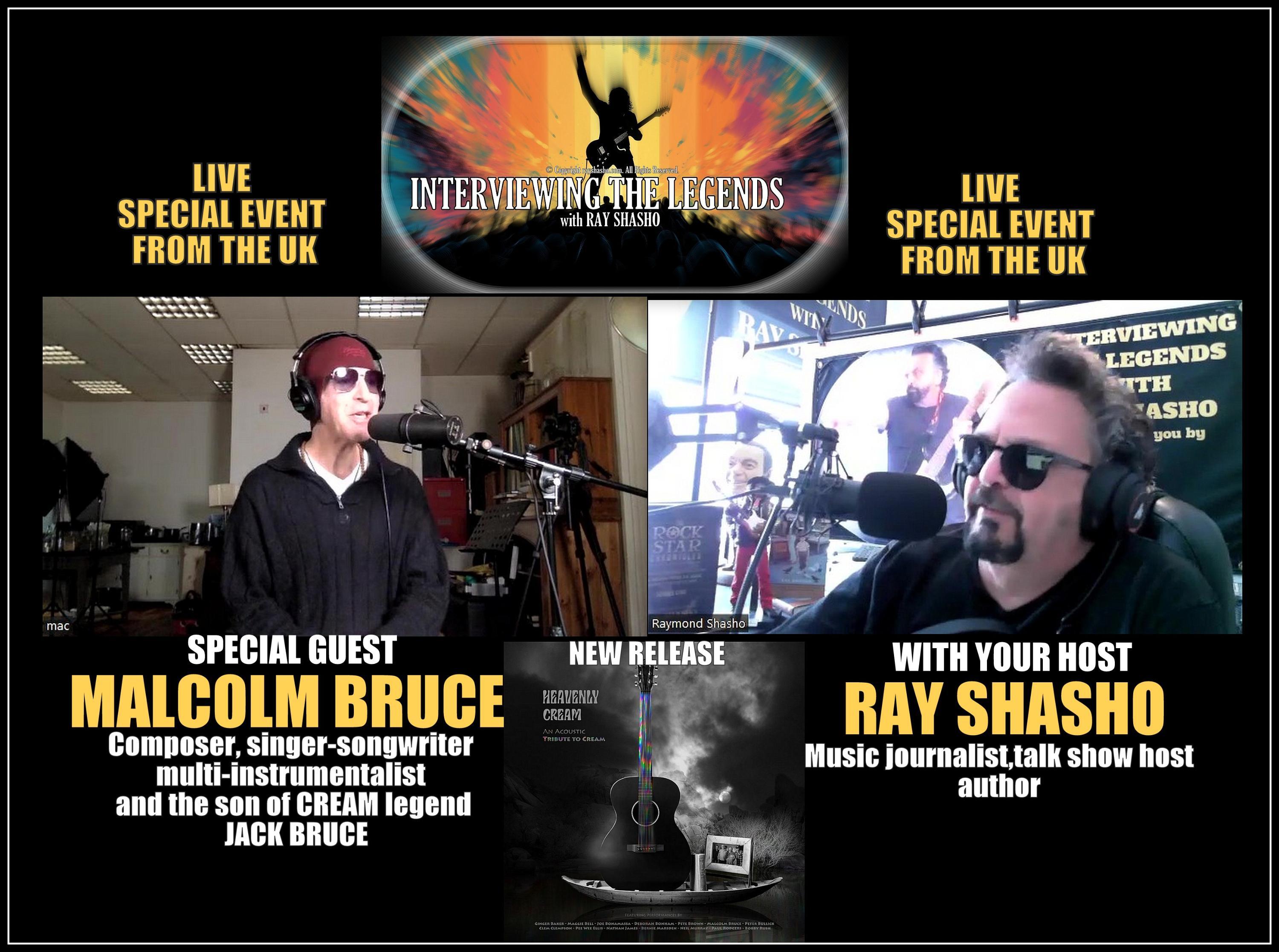 SPECIAL EVENT WITH MALCOLM BRUCE SON OF CREAM LEGEND JACK BRUCE ...