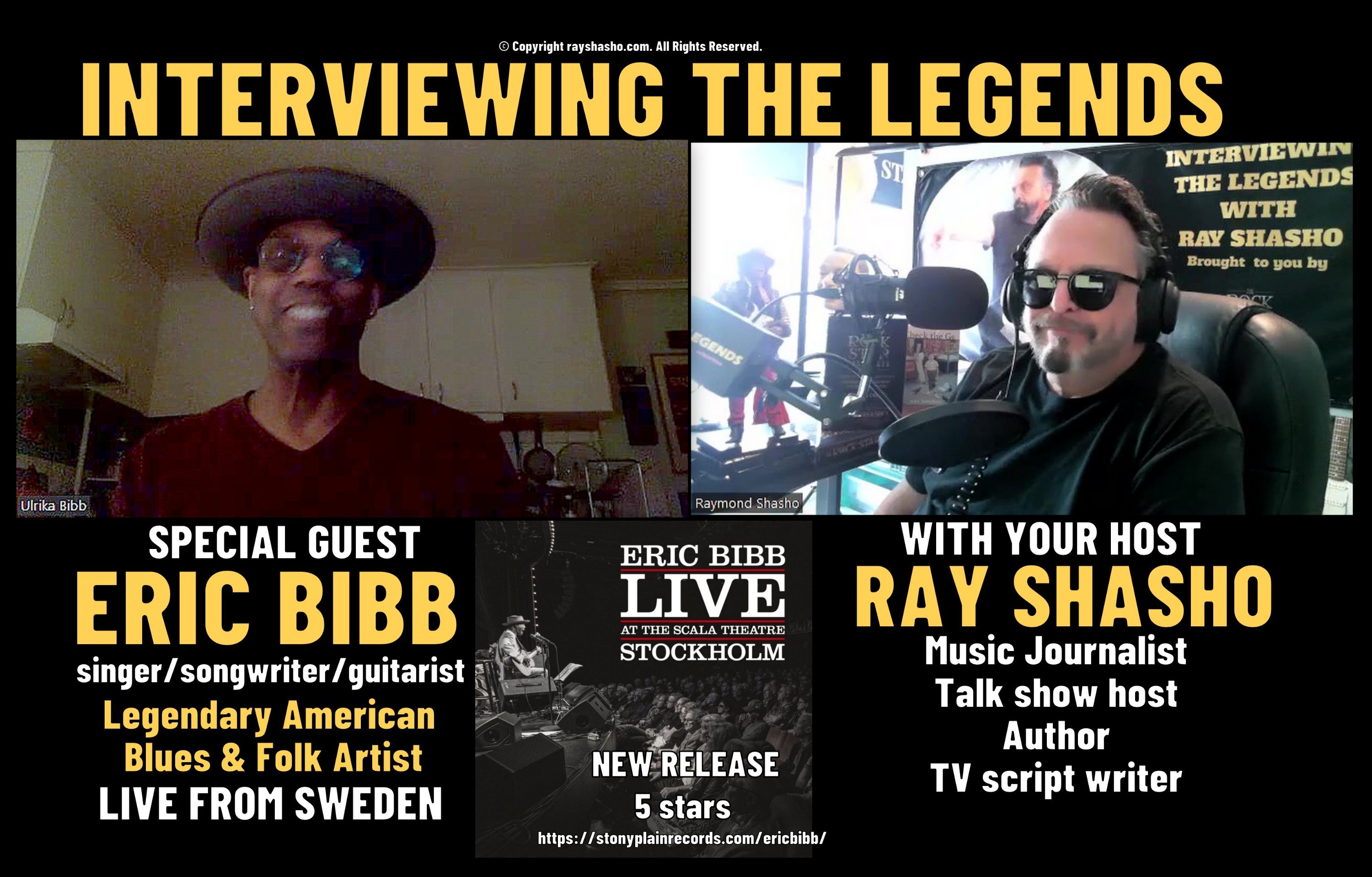 Eric Bibb Legendary Blues/Folk Artist Talks Critically Acclaimed Live ...